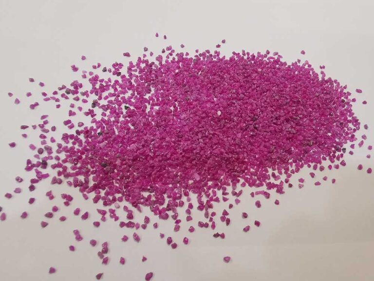 What is the pink color in fused alumina - Haixu Abrasives